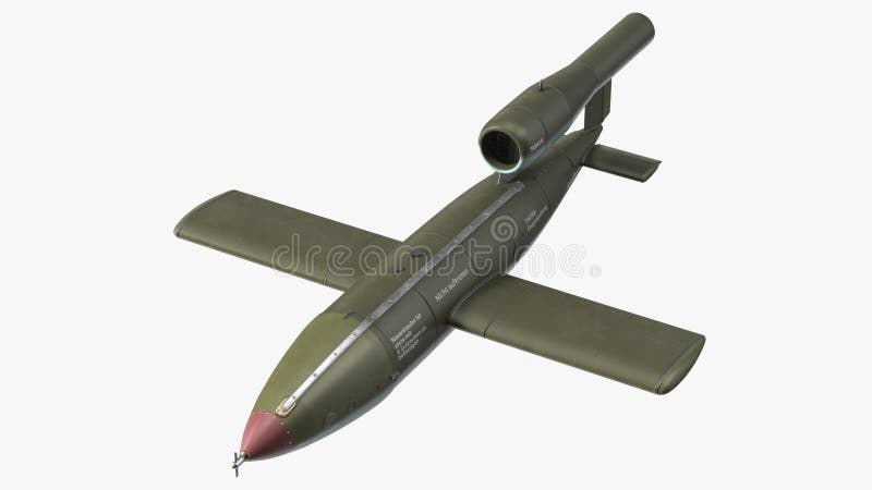Historic Military Drone with Engine Design Features Stock Photo - Image ...