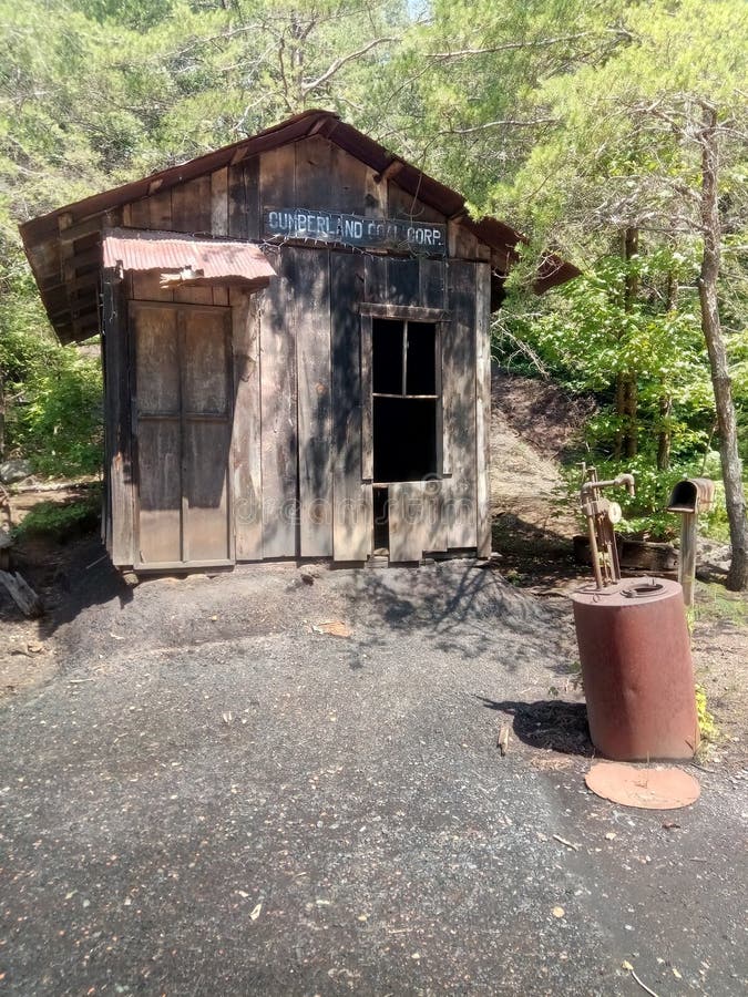 Old Mining Building editorial stock photo. Image of rail - 120500963