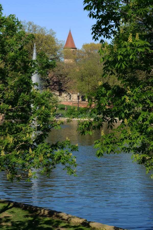 Historic Mirror Lake the Ohio State University OSU Editorial Stock ...