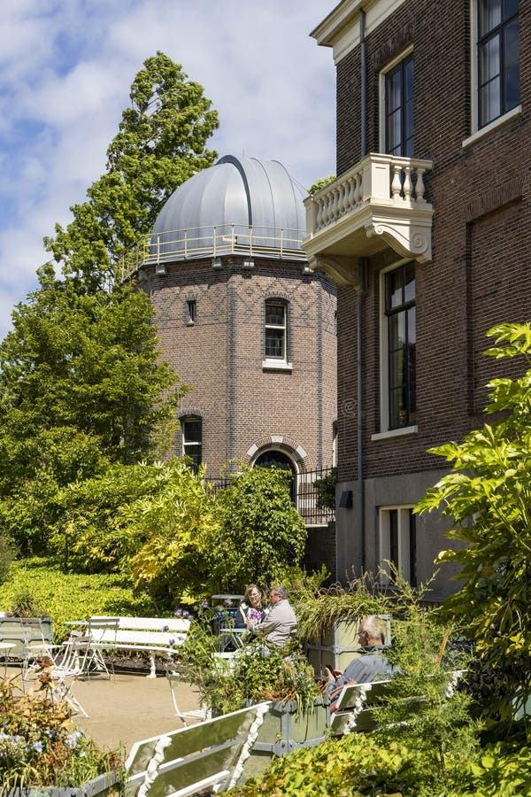 Historic Observatory in Leiden the Netherlands Editorial Image - Image ...