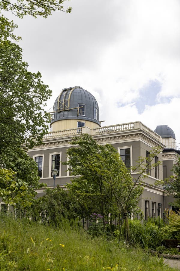 Historic Observatory in Leiden the Netherlands Stock Photo - Image of ...