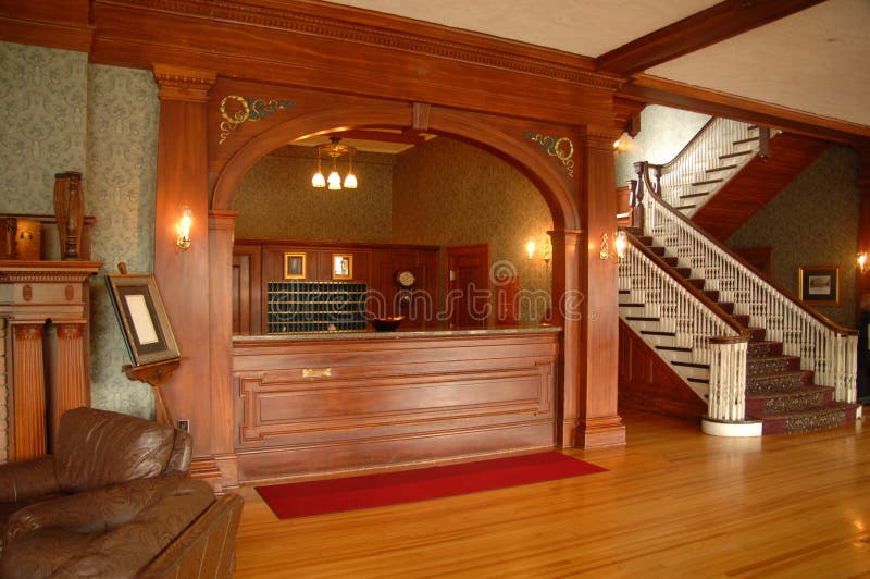 Historic Old Hotel 5 stock image. Image of exclusive, stairs - 6496737