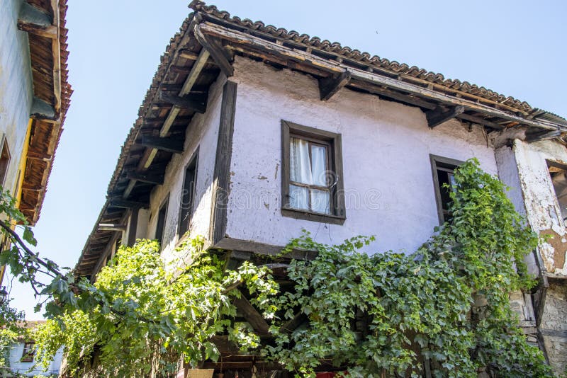 A Historic and Old Weathered House Stock Photo - Image of weathered ...