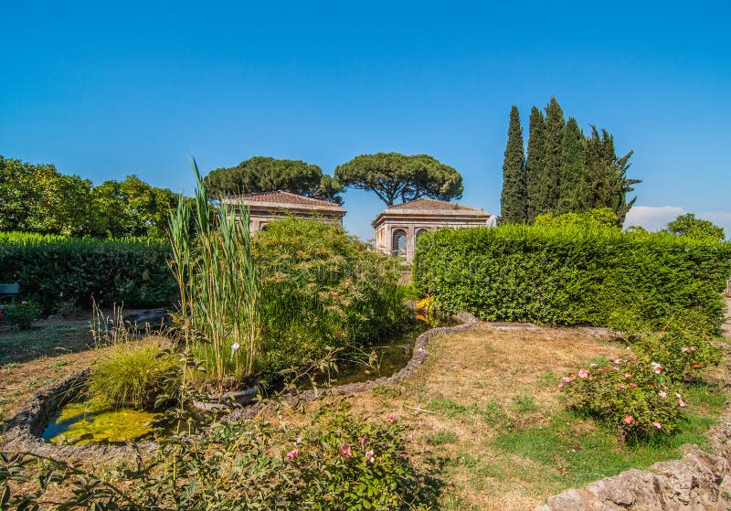 Historic Park in Rome, Italy Stock Photo - Image of tourists, located ...
