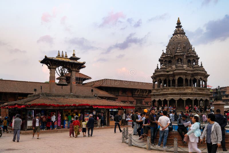 Historic Patan Durbar Square in Kathmandu, Nepal Editorial Image ...