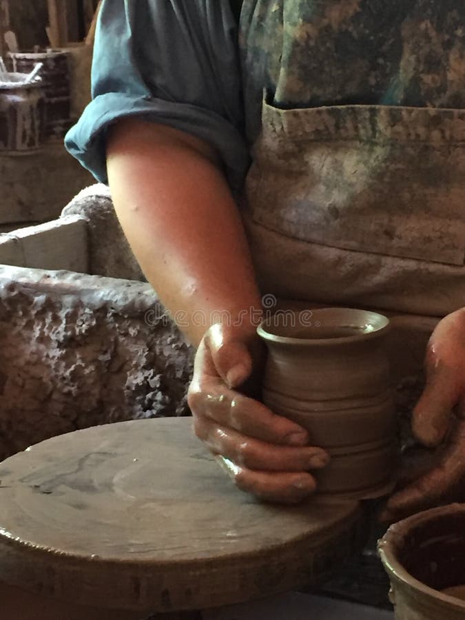 Historic pottery shop editorial stock image. Image of clay - 73813314