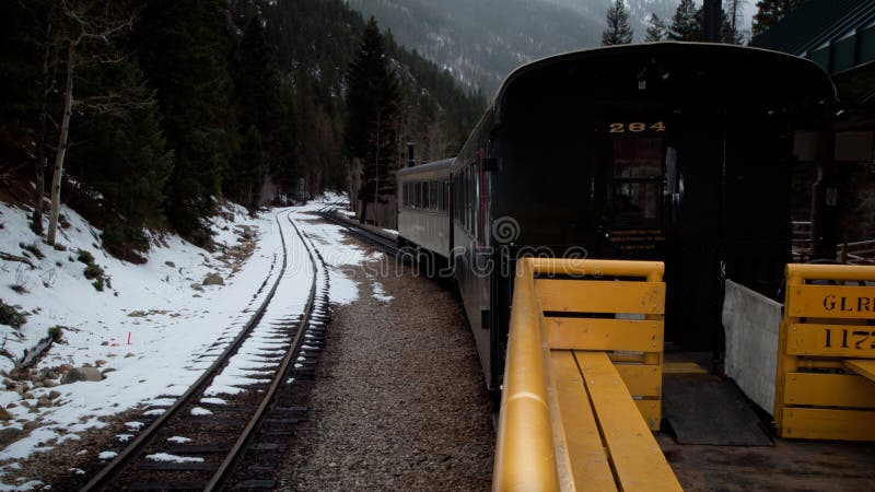 Historic Railroad editorial stock image. Image of winter - 283873474