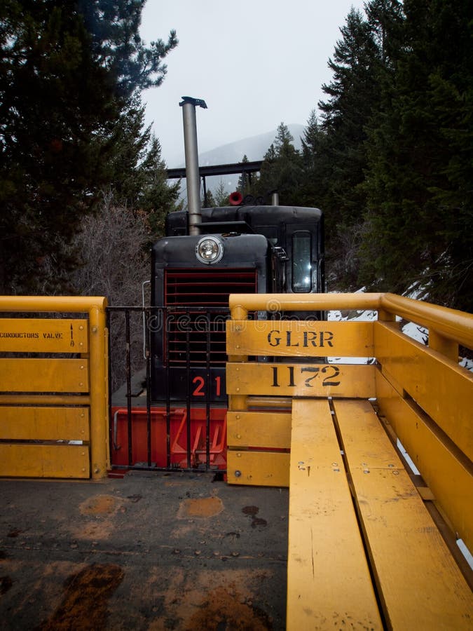 Historic Railroad editorial image. Image of snow, cart - 283882685