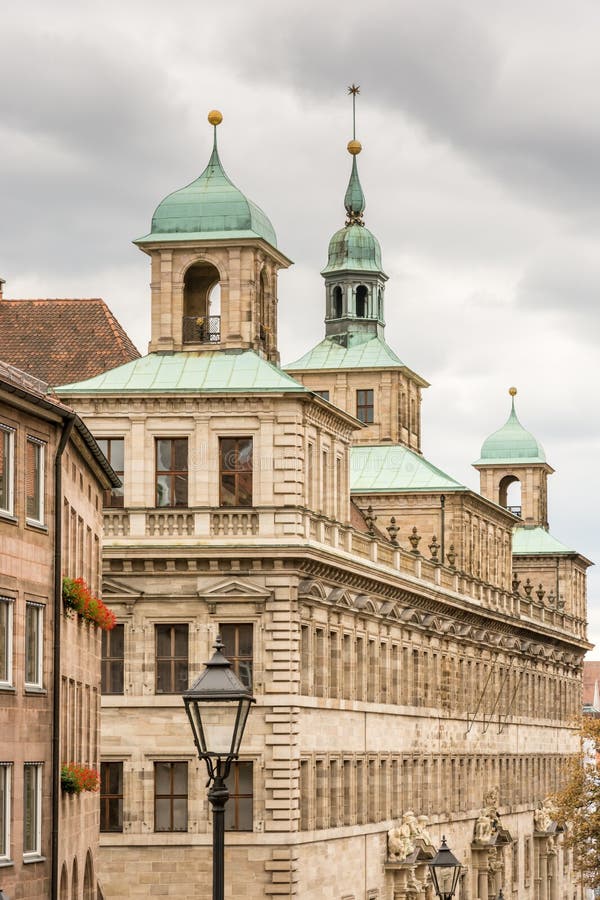 Town Hall, Nuremberg stock image. Image of gothic, council - 13029081