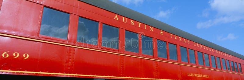 Historic Red Passenger Car, Editorial Photography - Image of passenger ...