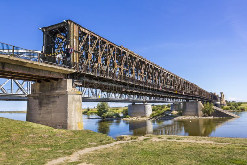 Historic Road Bridge in Tczew, Poland Editorial Photography - Image of ...