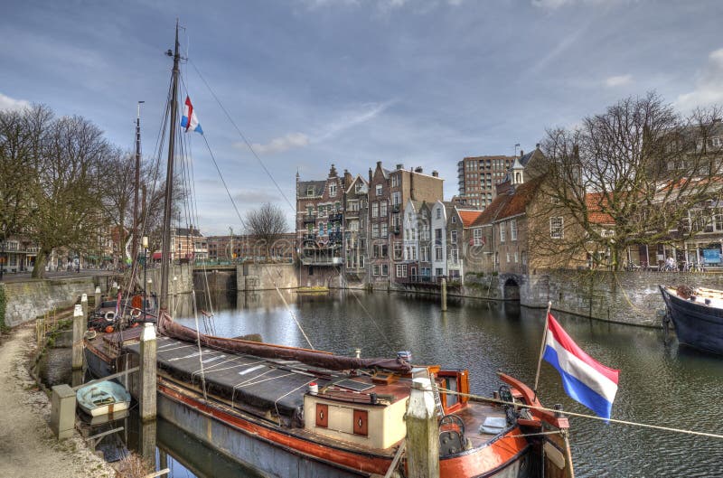 Historic Rotterdam stock photo. Image of houses, delfshaven - 19183288