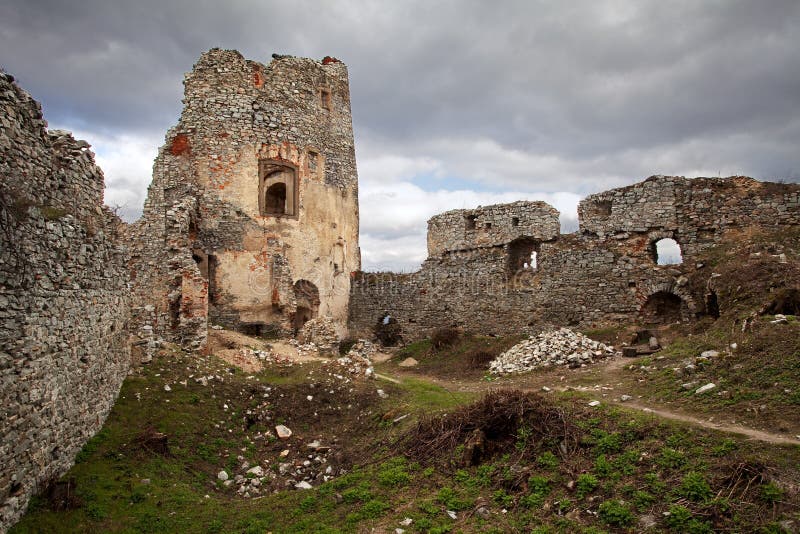 Historic ruins stock image. Image of manor, exterior - 13828867