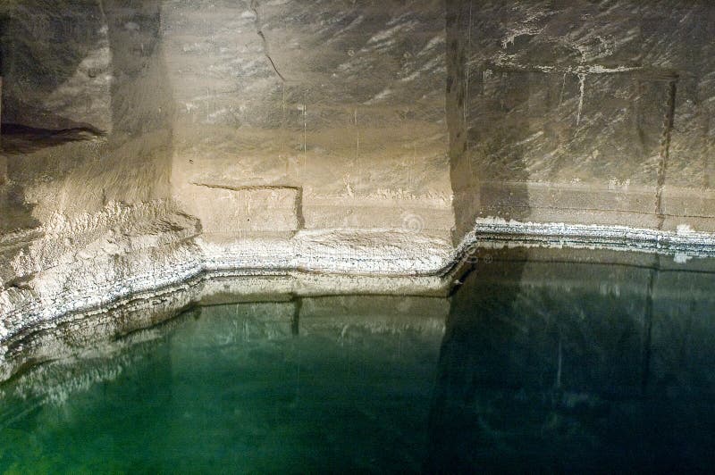 Historic salt mine stock image. Image of water, poland - 7153457