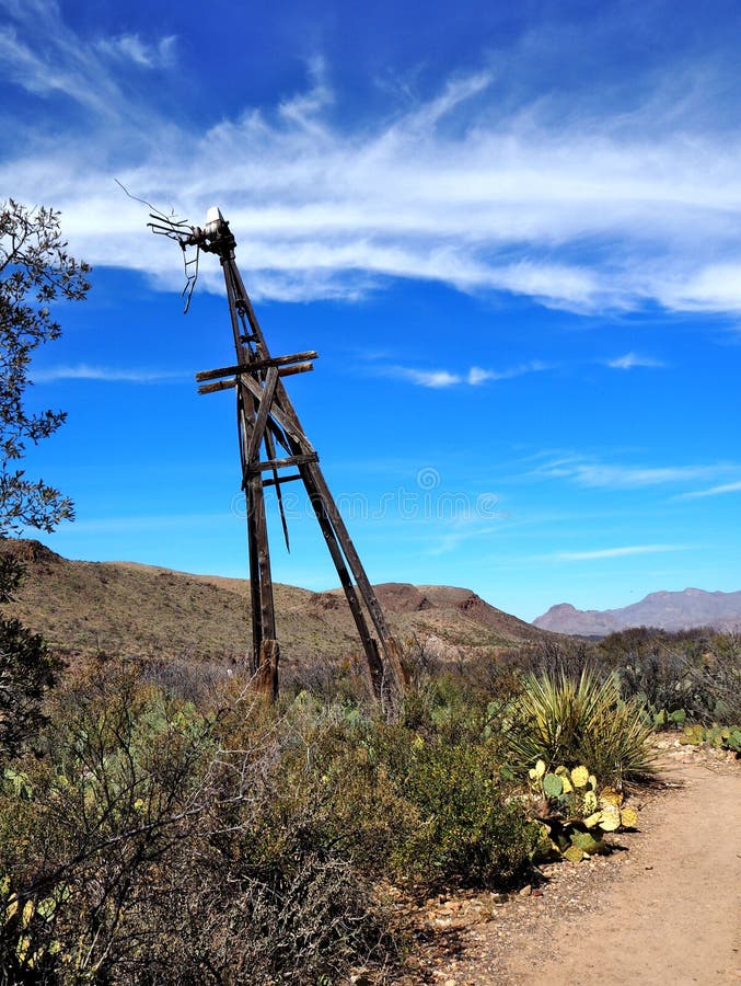 Sam Nail Ranch Site in Big Bend National Park Stock Image - Image of ...