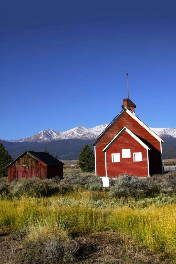 Historic school house stock image. Image of history, colorado - 12736295