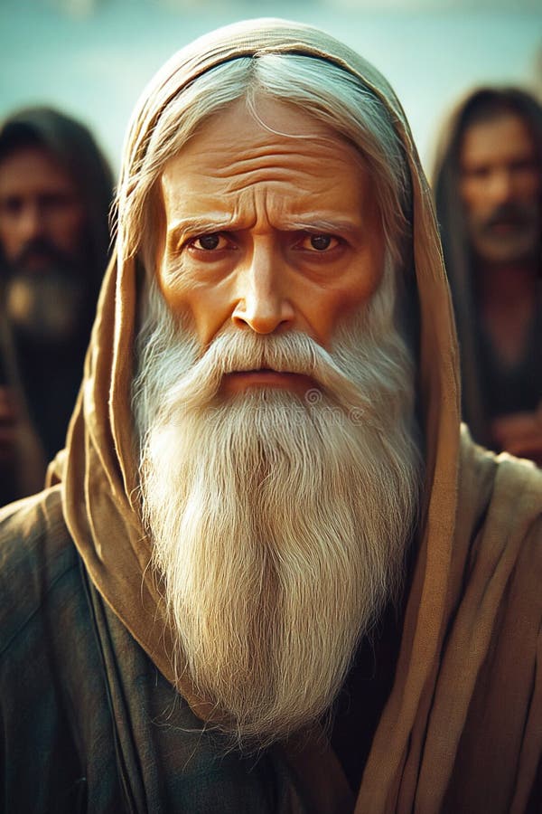 Abraham Displays Wisdom and Leadership among His Followers in Ancient Times Stock Image - Image ...