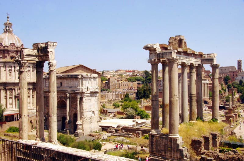 Historic Site, Ancient Roman Architecture, Ancient Rome, Ruins Stock ...