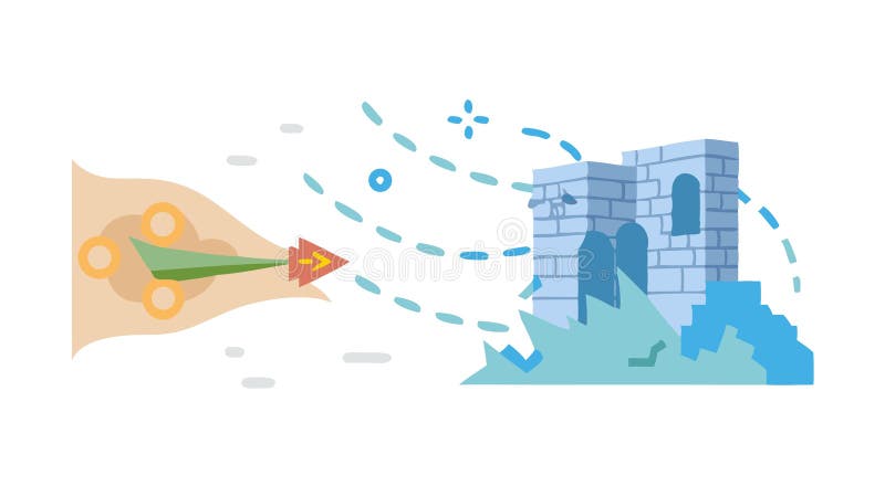 Historic Site Data Flow, Symbolizing Cultural Preservation, Vector ...