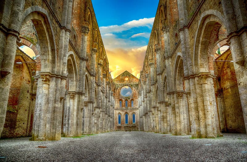 Historic Site, Medieval Architecture, Arch, Ruins Stock Photo - Image ...