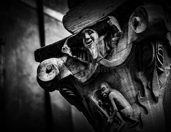 A Historic Statue of a Smiling Face Stock Photo - Image of monument ...