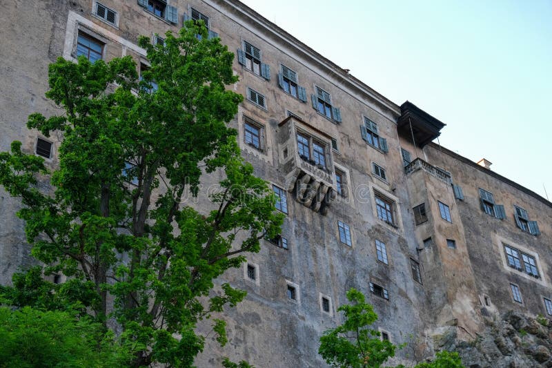 Historic Stone Building with Greenery Stock Image - Image of travel ...