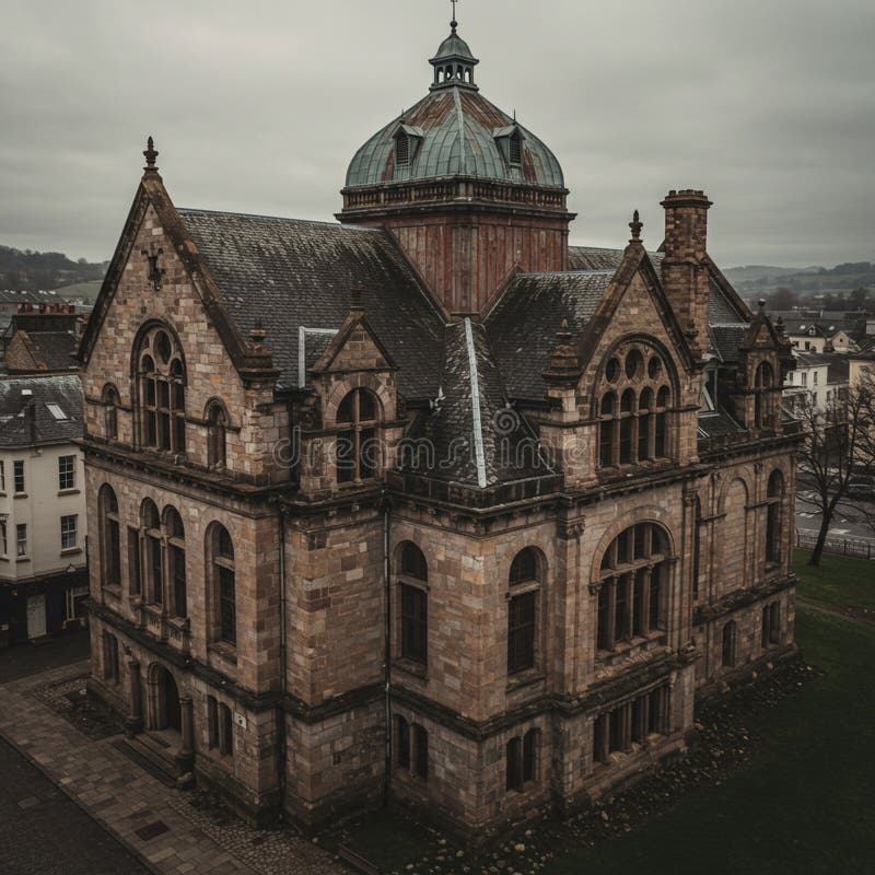 A Historic, Stone-built Structure Featuring Gothic Architectural ...