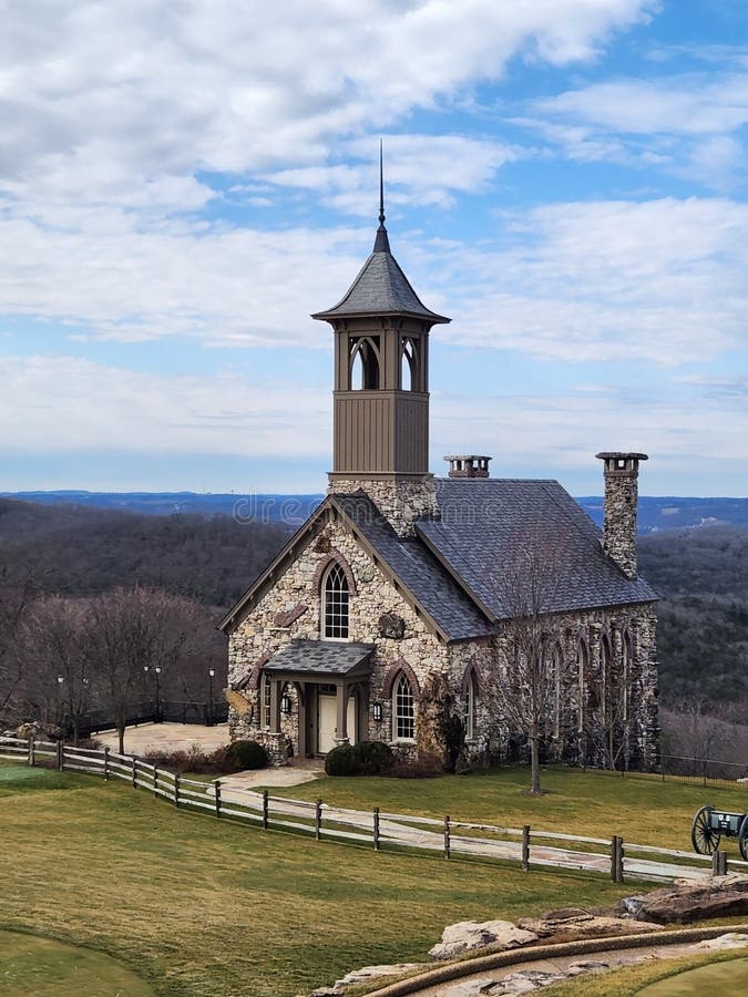 Historic stone church stock image. Image of rolling - 270067683