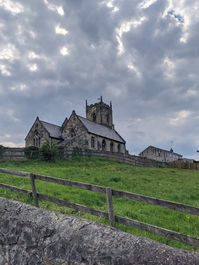 Kirk Smeaton, St Peter Church England Stock Image - Image of temple ...
