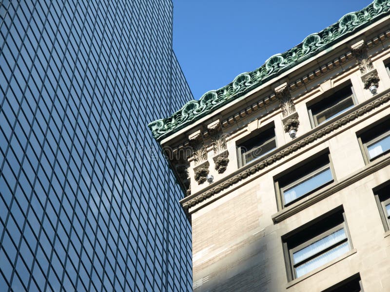 Historic Stone And Glass Office Building Contrast Picture. Image: 5954283