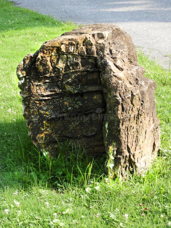 Historic Stone Pillar at the Poole Iron Forge Pennsylvania Stock Photo ...
