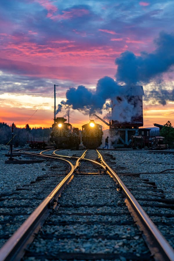 The Historic Sumpter Valley Railroad in Central Oregon Editorial Image ...