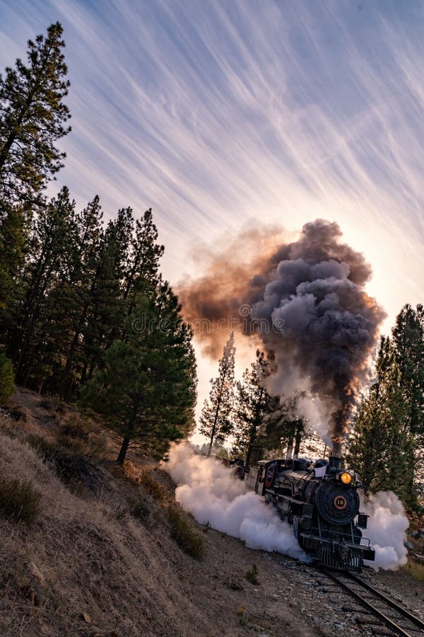The Historic Sumpter Valley Railroad in Central Oregon Editorial Stock ...