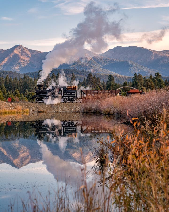 The Historic Sumpter Valley Railroad in Central Oregon Editorial Stock ...