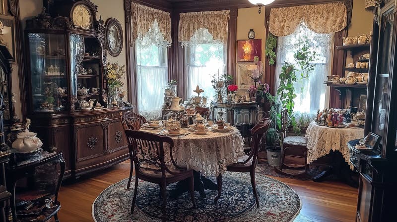 Historic Tea House Cafe with Victorian Decor and Rich Tea Blends ...