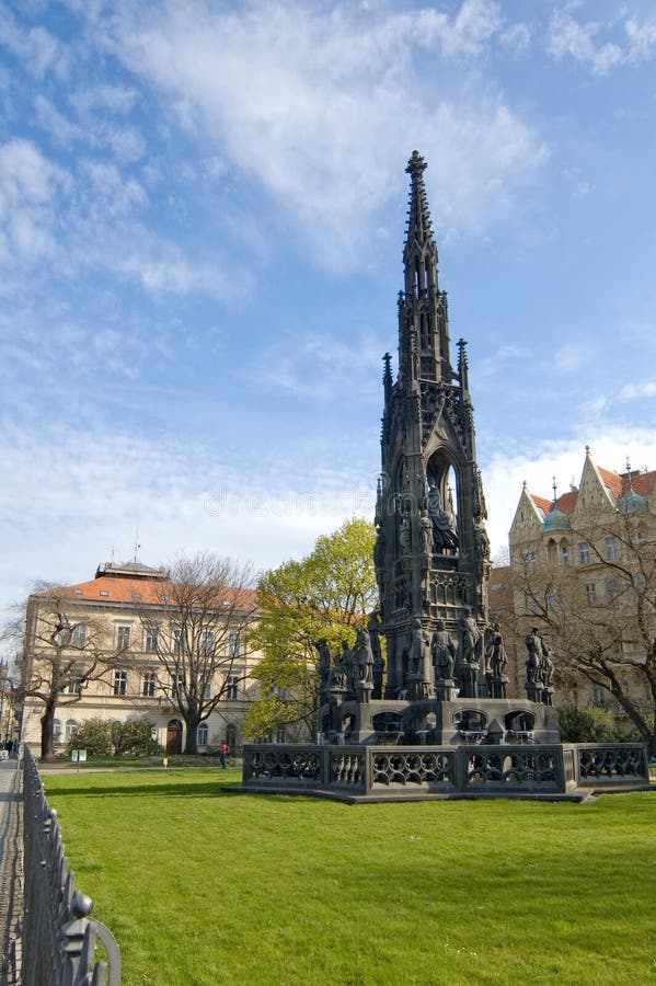 Historic tower in Prague stock photo. Image of outside - 9304916