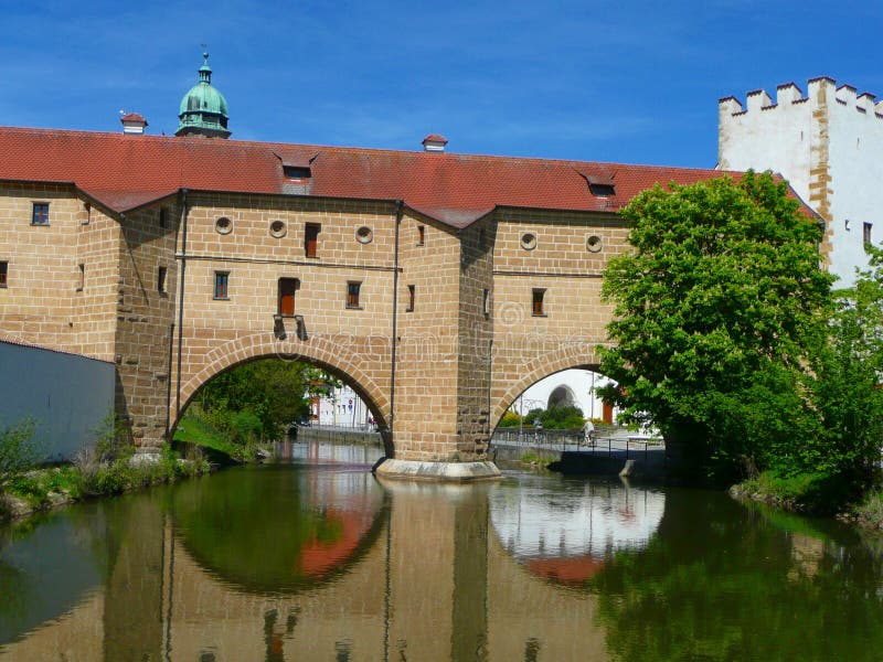 Historic Town Amberg In Bavaria, Germany Stock Image - Image of ...