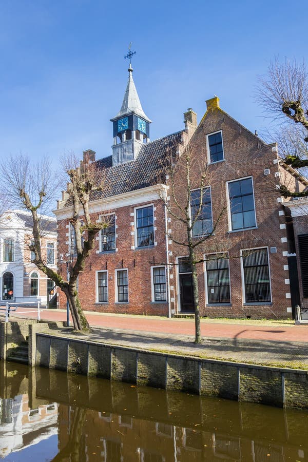 Historic Town Hall at the Canal in Balk Editorial Image - Image of ...