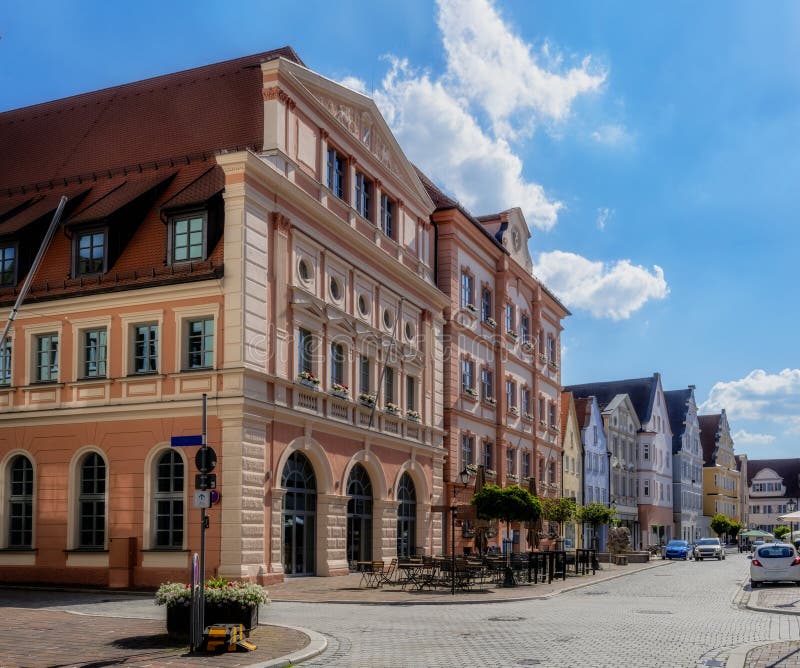 Historic Town Hall of Dillingen Stock Photo - Image of historical ...