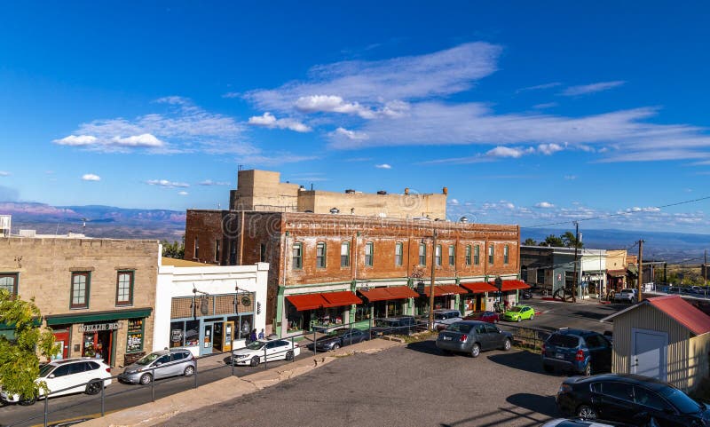 Jerome Arizona Ghost Town Saloon Stock Photo - Image of transportation ...