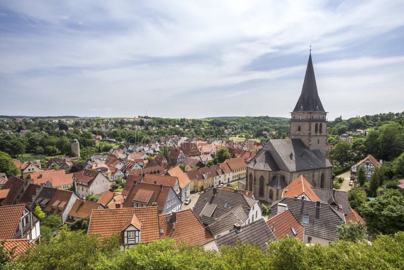 Warburg Germany High Definition Panorama Stock Image - Image of town ...