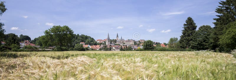 Historic Town Warburg Germany Stock Photo - Image of street, field ...