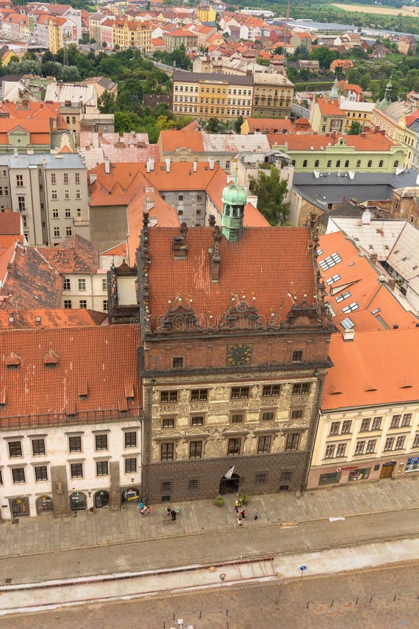 Historic Townhall of Plzen , Czech Republic Editorial Stock Photo ...