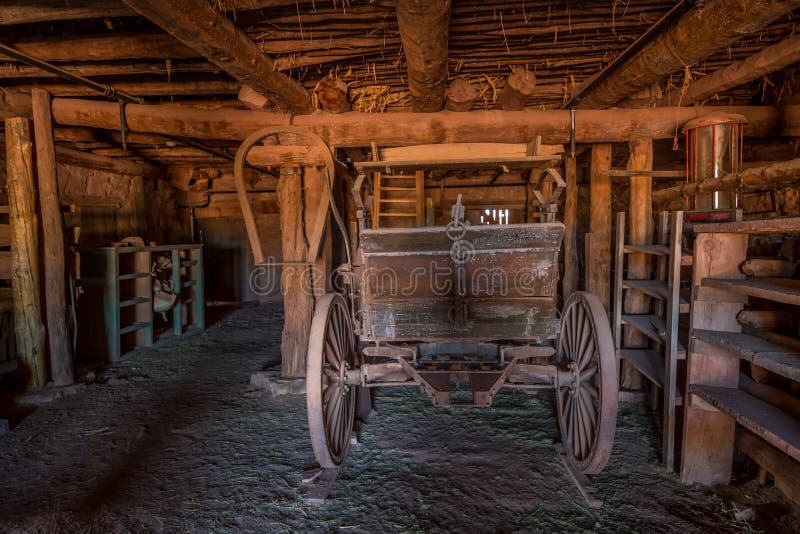 Historic Trading Post stock image. Image of brick, cliffs - 61038807
