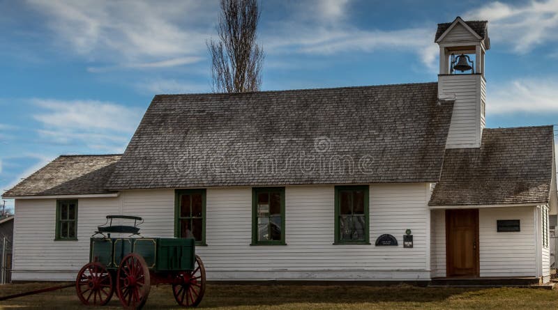 Historic Train Station in Delburne, Alberta, Canada Editorial ...