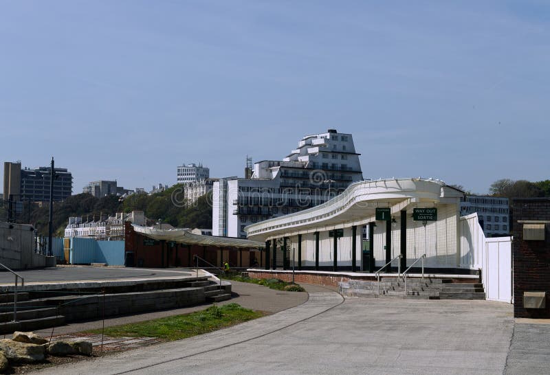 Folkestone Harbour stock image. Image of infrastructure - 362652785
