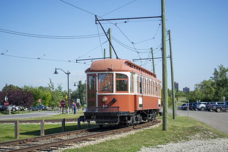 Vintage Train Station for Passenger or Trolley Trains Stock Image ...