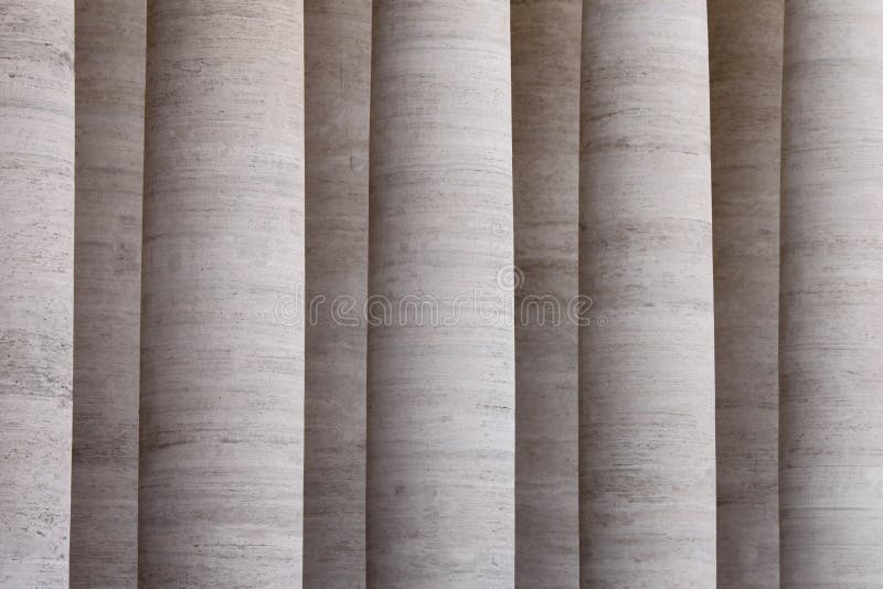 Historic Vertical Marble Columns As Stone Background Stock Photo ...