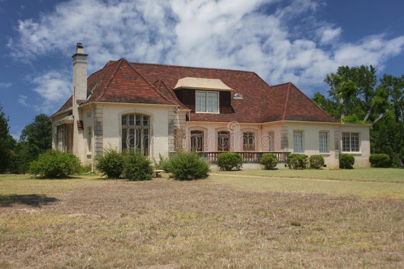 Historic Victorian Mansion Located in Rural East Texas Stock Photo ...