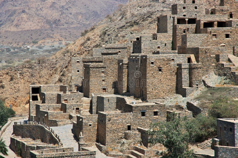 The Historic Village Al Ain, Saudi Arabia Stock Image - Image of house ...